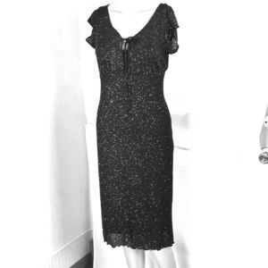 Rampage | Dresses | Rampage Black Glittering Cocktail Dress Size S ...